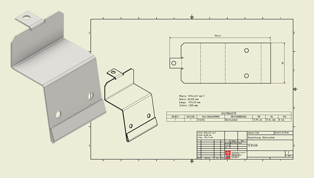 Tipps und Tricks für Autodesk Inventor: Blechabwicklung - Länge, Breite ... Tipps und Tricks für Autodesk Inventor: Blechabwicklung - Länge, Breite ...